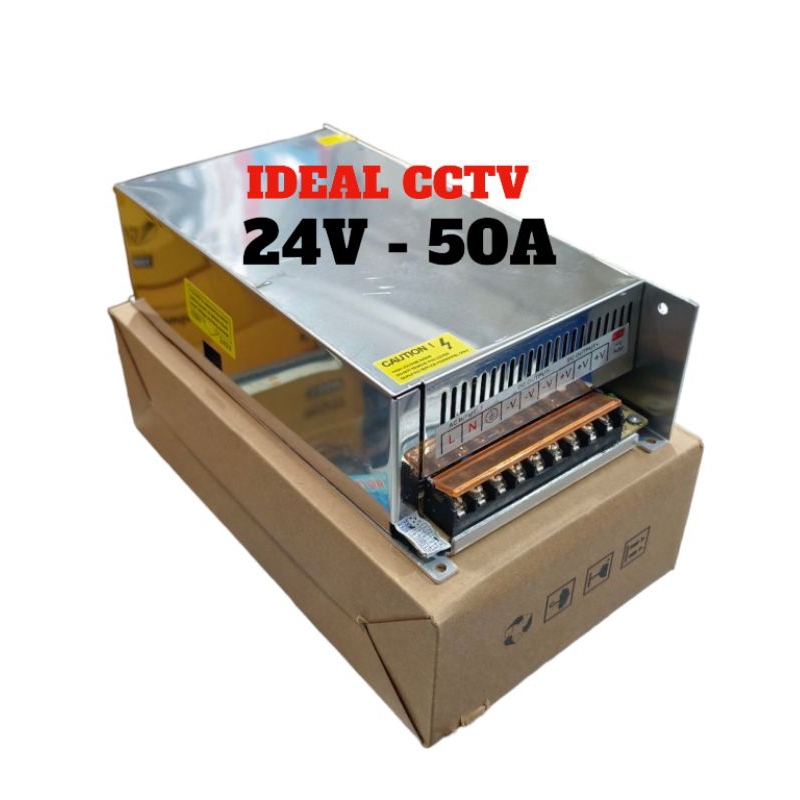 Jual power supply 24v 50a 1200w catu daya AC DC 24 volt 50 ampere transformator switching smps ...