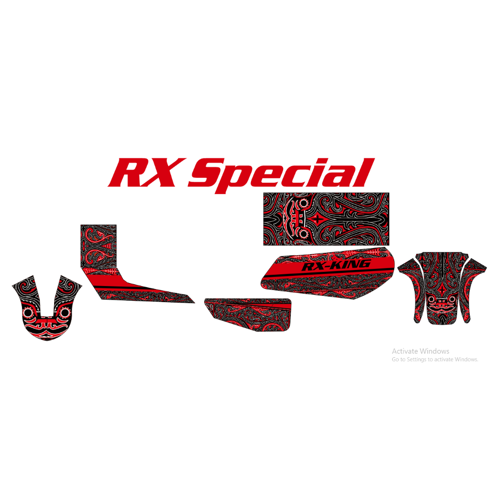 Jual DECAL STICKER YAMAHA RX SPECIAL GORGA BATAK [K-02] DEKAL STIKER ...