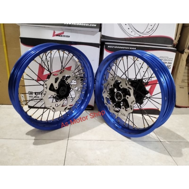 Jual VELG SUPER MOTO YAMAHA WR155 TROMOL SET FREE CAKRAM DEPAN BELAKANG ...