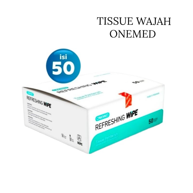 Jual Refreshing Wipe Tissue Antiseptik Steril Wipe Box Isi 50 Pcs ...