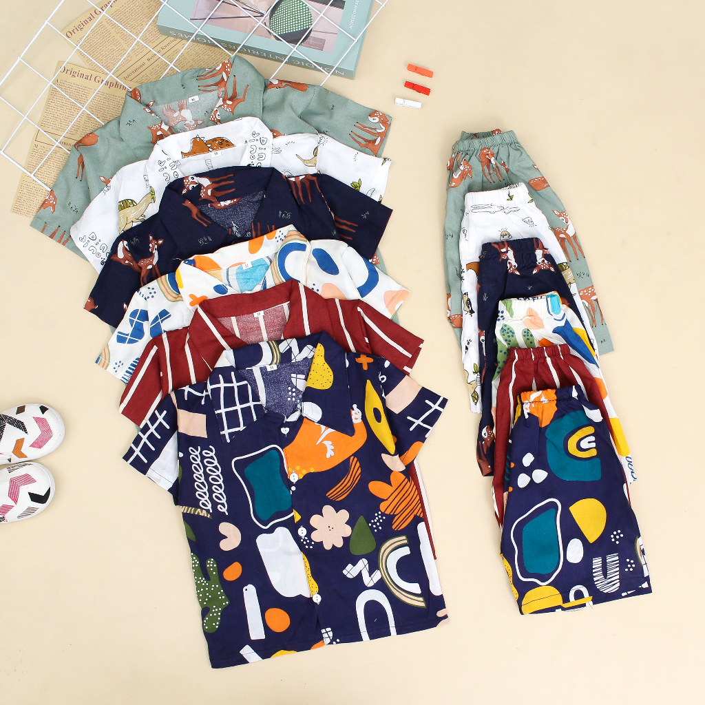 Jual ONE SET RAYON ANAK/SET RAYON KIDS 1-5TH/PIYAMA ANAK RAYON/DAILY ...