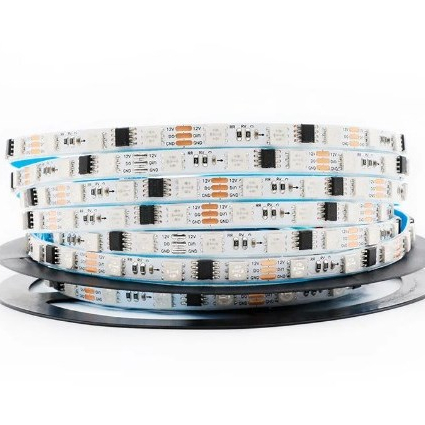 Jual Led Strip 12 volt WS2811 60 led permeter 300 led per 5 meter PCB Hitam/Putih | Shopee Indonesia