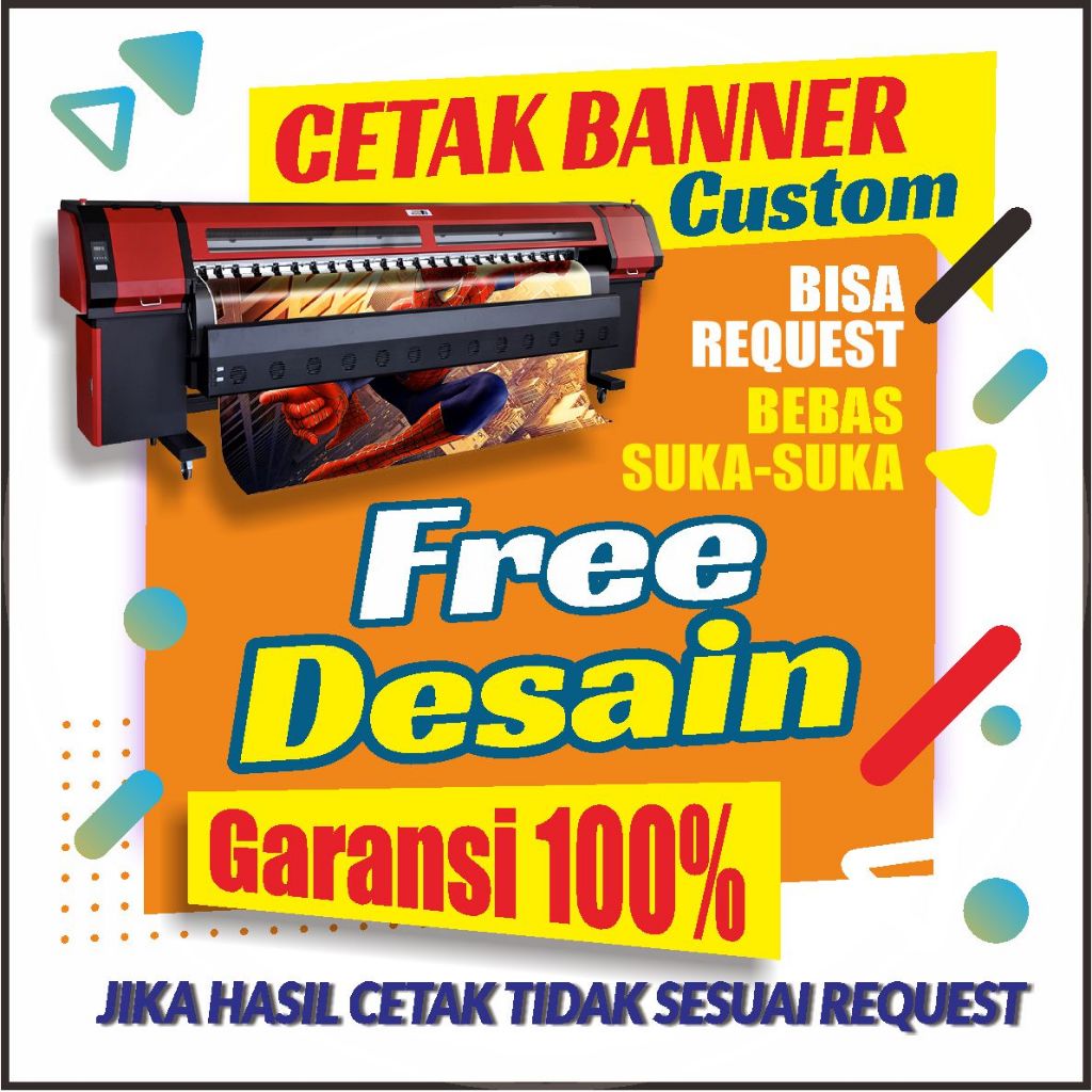 Jual Cetak Spanduk Banner Custom Bisa Request Desain Dibuatkan Gratis ...