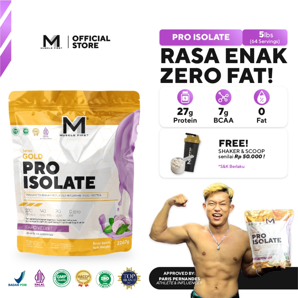 Jual MUSCLE FIRST Pro Isolate 5lbs/2267gr - Whey Protein Suplemen ...