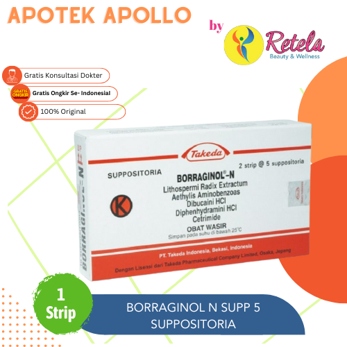 Jual BORRAGINOL N SUPP 5 SUPPOSITORIA | Shopee Indonesia