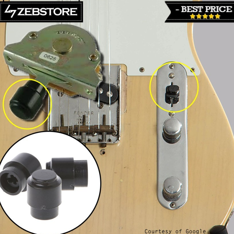 Jual Tutup Cover Tip Cap Toggle Switch Telecaster Vintage Black ...