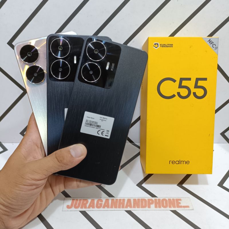 Jual REALME C55 RAM 8/256GB HP SECOND FULLSET | Shopee Indonesia