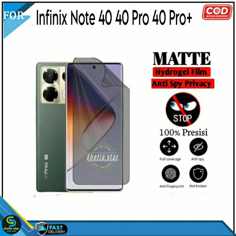 Jual Sreen Protector For Infinix Note 40 Note 40 Pro 4G 5G Note 40 Pro+ ...