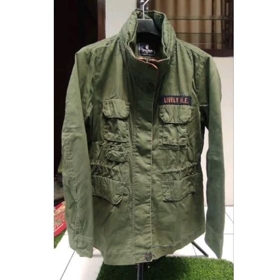 Jual Parka Army Henus Edwin | Shopee Indonesia