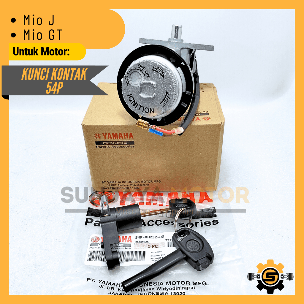 Jual Kunci Kontak Set 54P Keyset Original Yamaha Mio J Mio GT Kunci ...