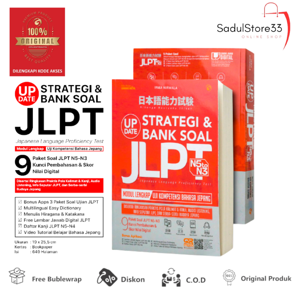 Jual Buku Belajar Bahasa Jepang Update Strategi Bank Soal Jlpt