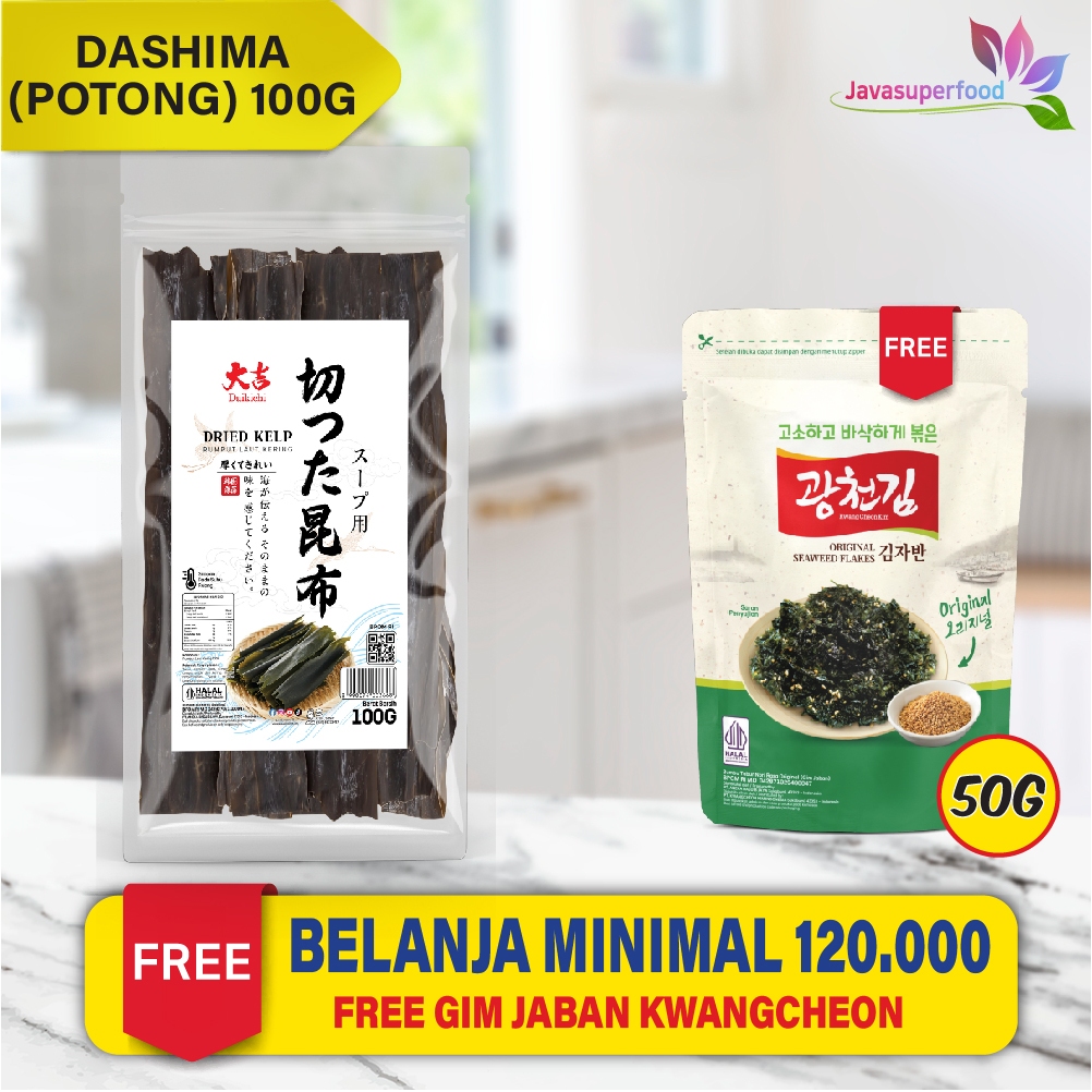 Jual Kombu / Konbu / Dashima Potong / Kelp Dashi / Rumput Laut Kaldu ...