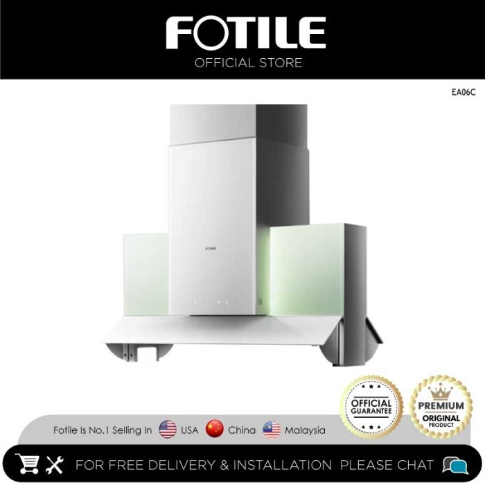 Jual FOTILE Island Range Hood - EA06C - Dual Side Control Panel ...