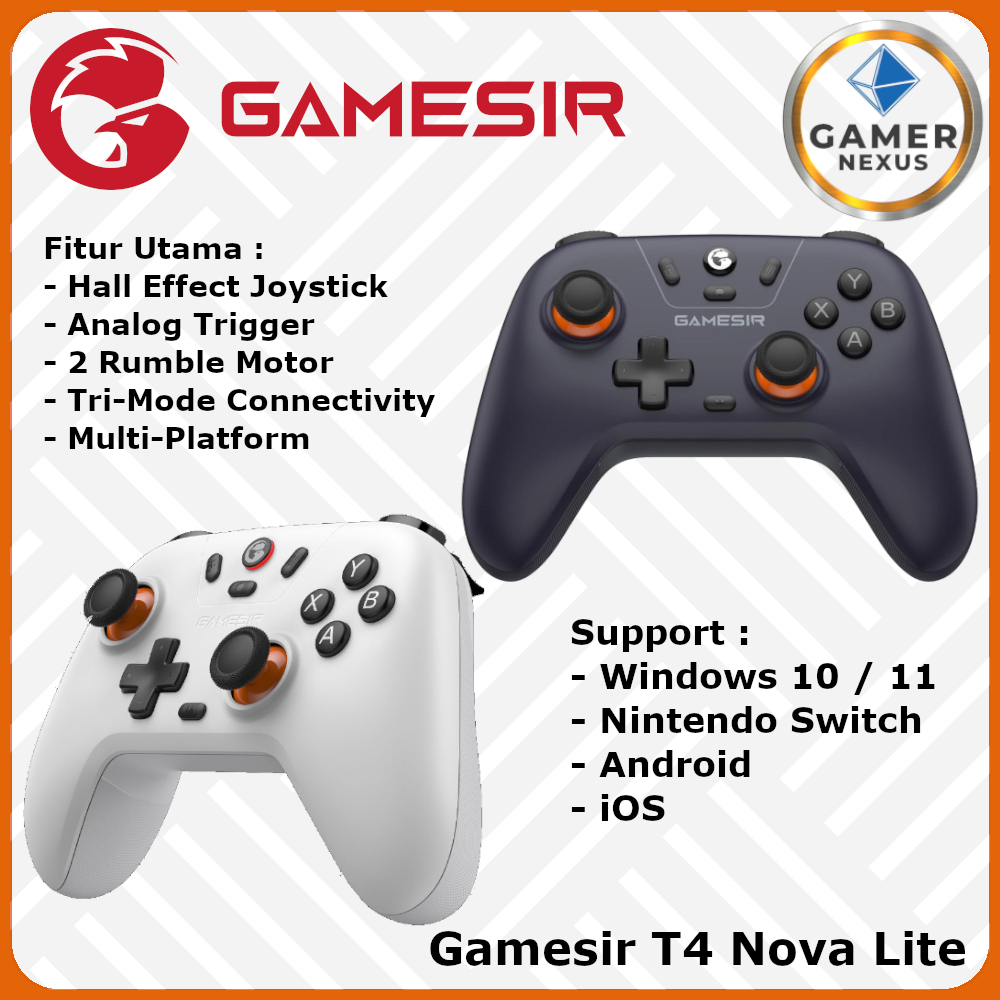 Jual Gamesir Nova Lite Wireless Controller Bluetooth Gamepad PC Windows Android Switch iOS ...