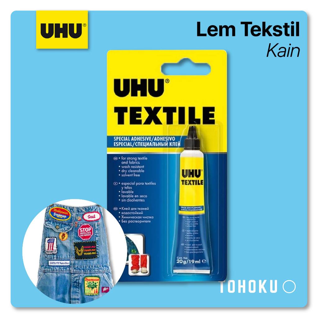 Jual UHU Textile - Kain | Lem Kain Baju DLL | Shopee Indonesia