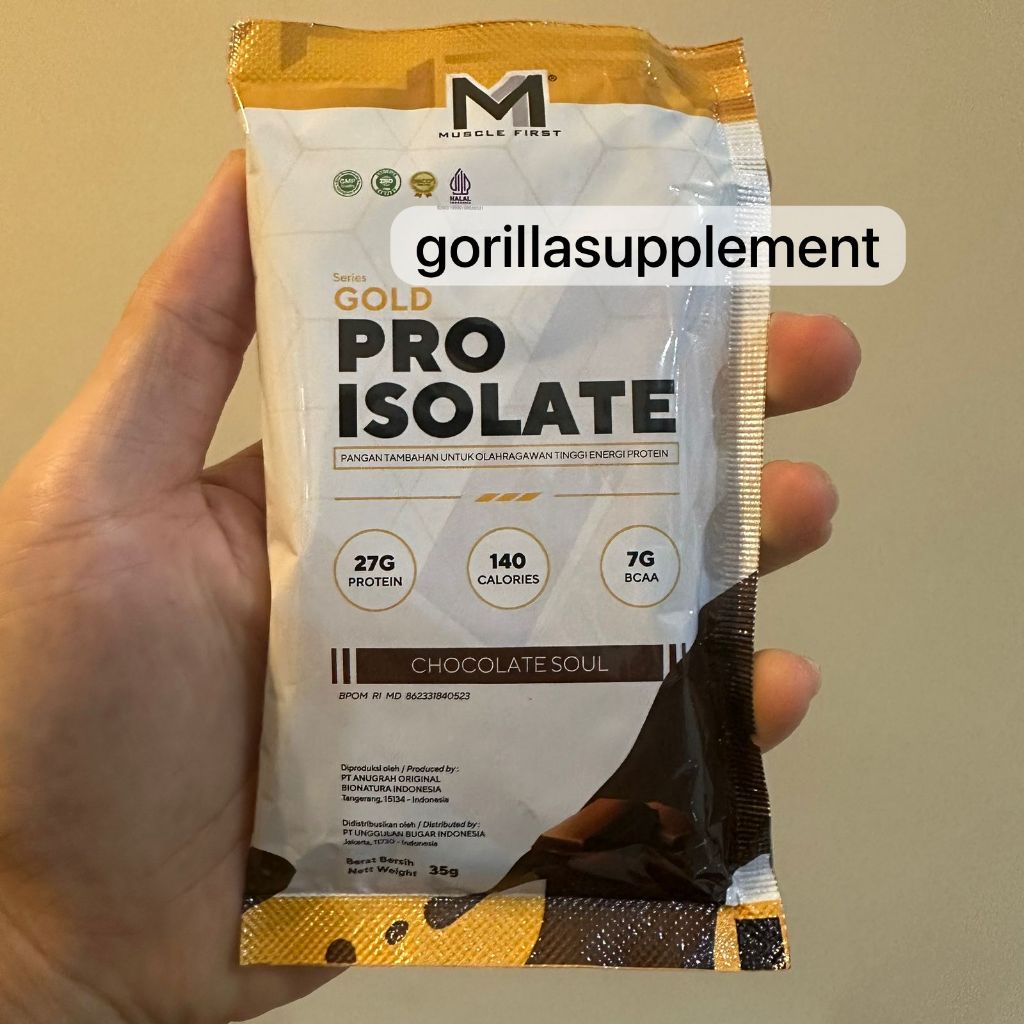 Jual Muscle first Pro isolate 1 Sachet - Whey Protein Isolate M1 ...