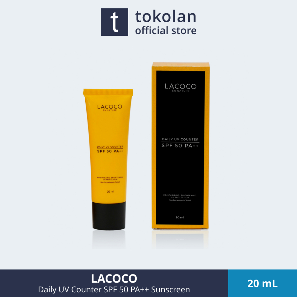 Jual Lacoco Sunscreen Daily UV Counter SPF 50 PA+++ 20 ml | Shopee ...