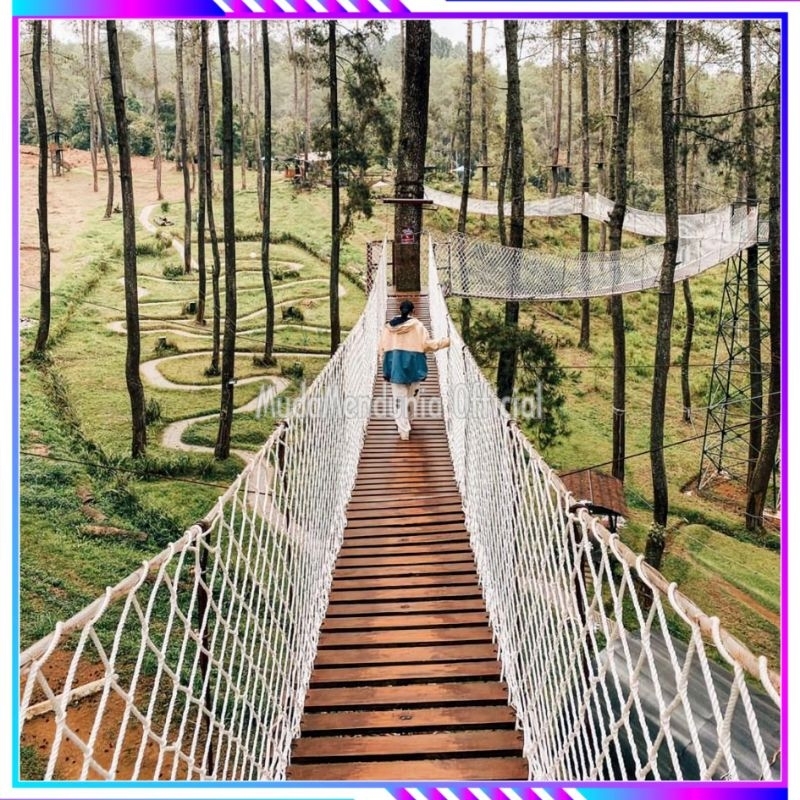 Jual Jaring Pengaman/Safety Net Nilon 8mm Balkon/Tangga/Gedung/Mall ...