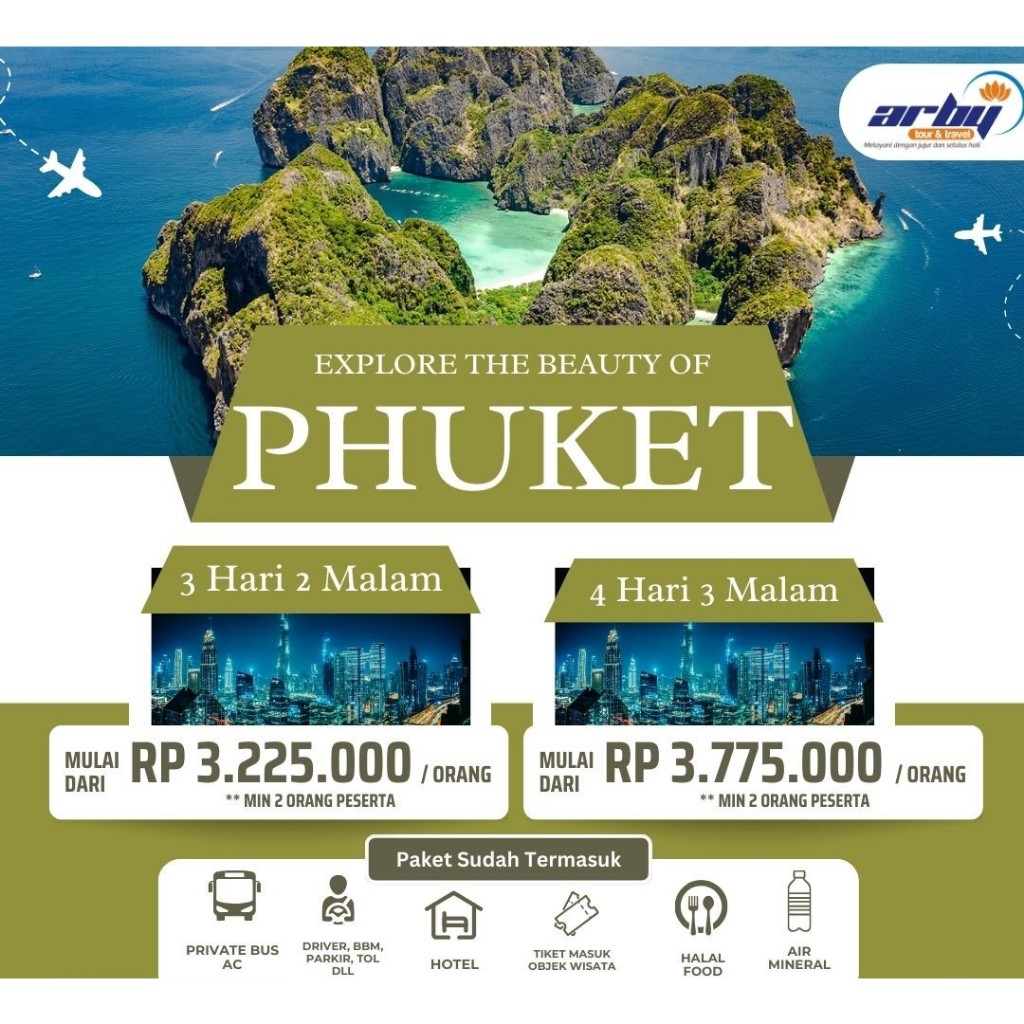 Jual PAKET TOUR THAILAND PHUKET | Shopee Indonesia