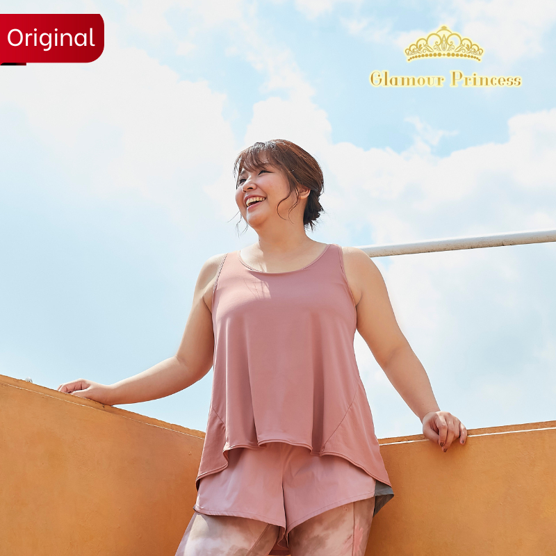 Jual GLAMOUR PRINCESS 90439 Women Sportswear Tank top Bra Plus Size 3L ...