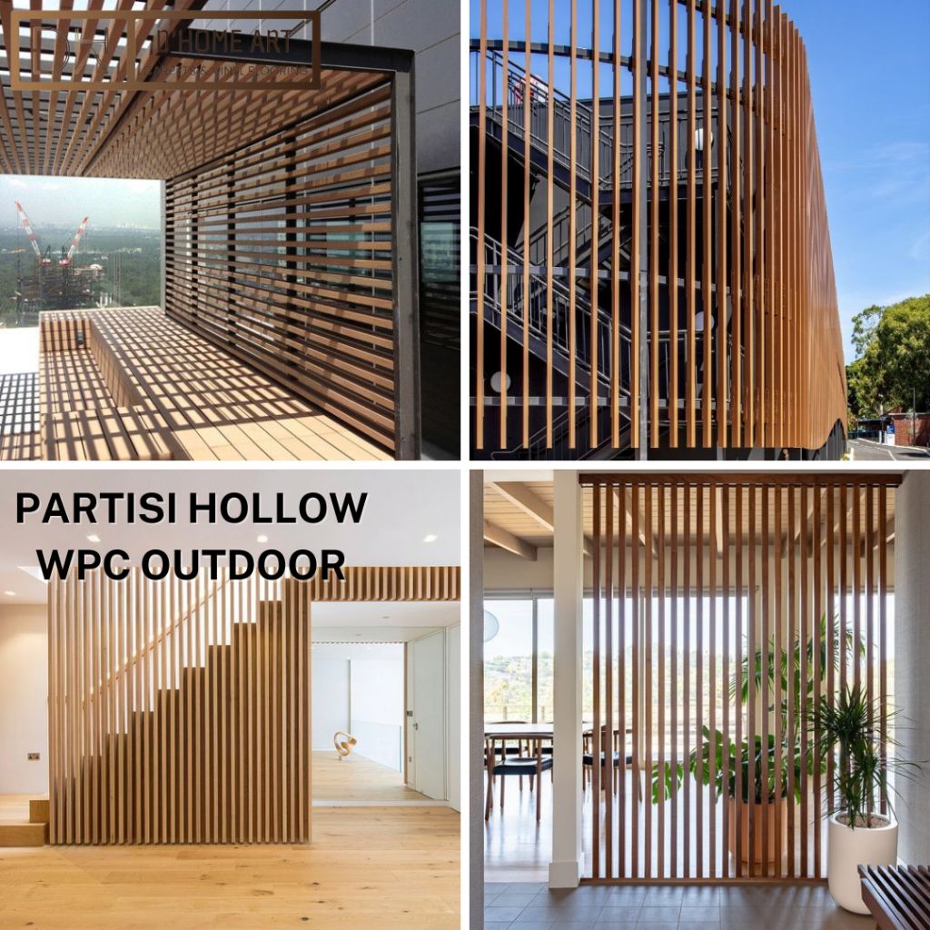 Jual Partisi Hollow WPC Outdoor Uk. 5cm x 5cm x 2,9m / Kisi Kisi Kayu ...