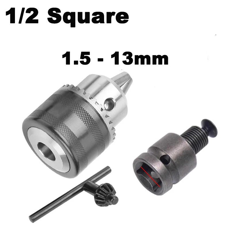 Jual Adaptor Impact Wrench Drill Chuck 13 mm Drill Chuck Kepala Chuck ...