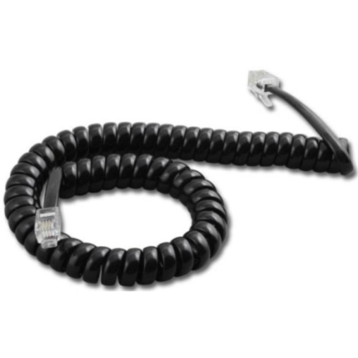 Jual Kabel Spiral Telepon Hitam Kitani / Kabel Gagang Telpon Panjang ...