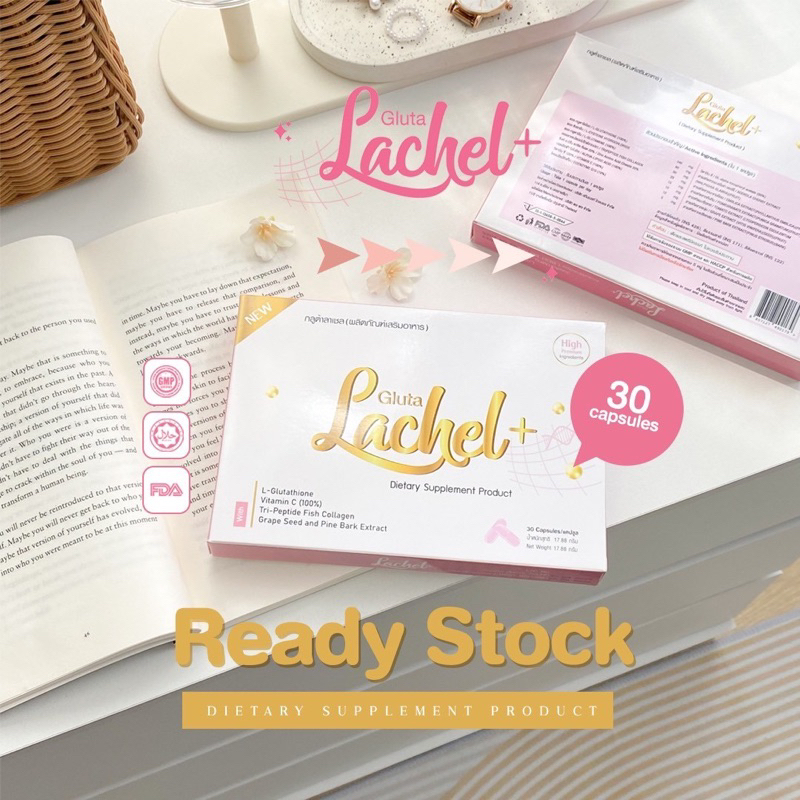 Jual GLUTA LACHEL PLUS (NEW) 2025 WHITENING By SKINEST | Shopee Indonesia