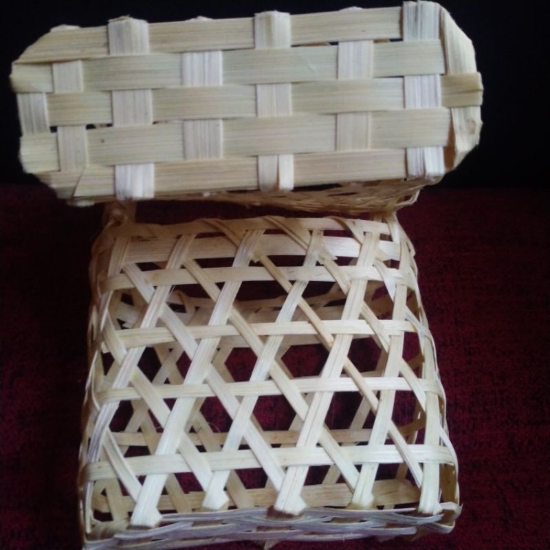 Jual keranjang anyaman bambu keranjang dodol buah | Shopee Indonesia