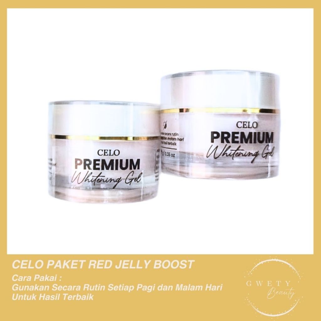 Jual CELO JELLY BOOST PREMIUM WHITENING GEL SKIN CARE || GWETY BEAUTY ...