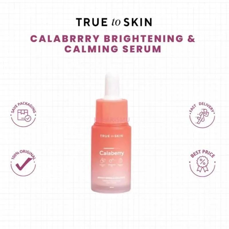 Jual True to Skin Calaberry Brightening & Calming Serum 5ml | Shopee ...