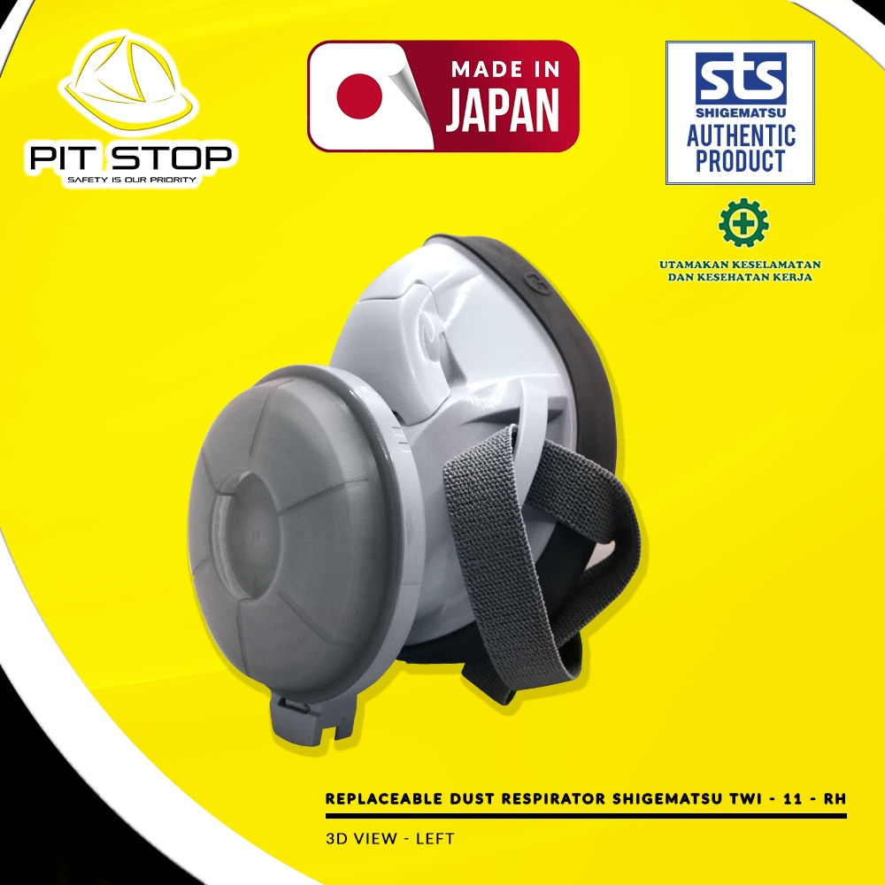 Jual Masker Respirator Shigematsu TWI 11 RH Safety Dust Filter Anti ...