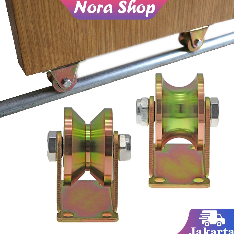 Jual Meroket Roda Pagar Besi Roda Gerbang Pagar Roda Rel Pintu Sliding ...