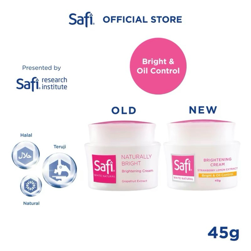 Jual Safi Brightening Cream Grapefruit 45G | Shopee Indonesia