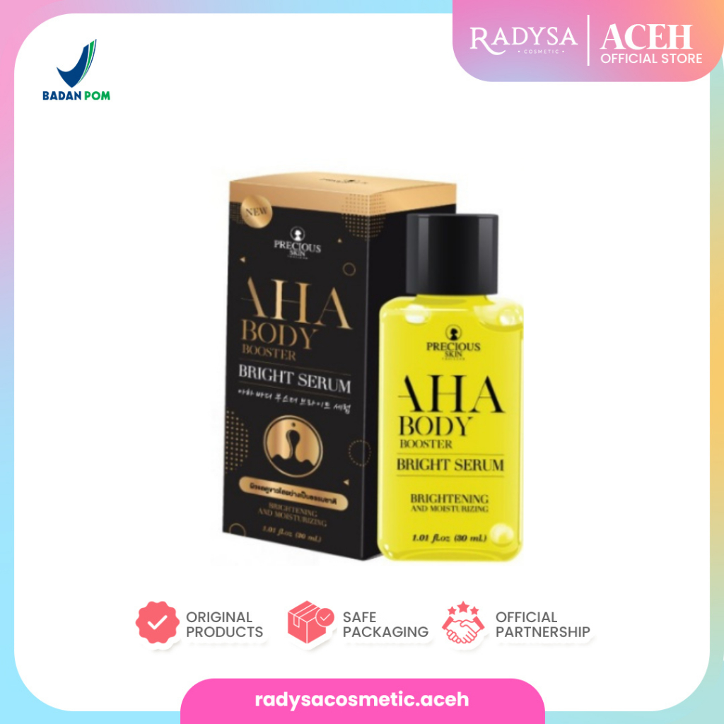 Jual 𝐑𝐀𝐃𝐘𝐒𝐀 - Precious Skin AHA Brightening & Whitening Booster Body ...