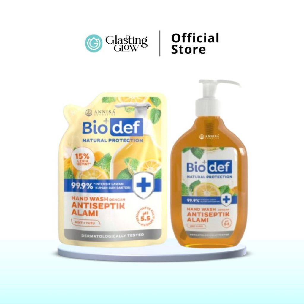 Jual Biodef Hand Wash Mint+Yuzu (Botol 250ml | Refill 200ml) | Shopee ...
