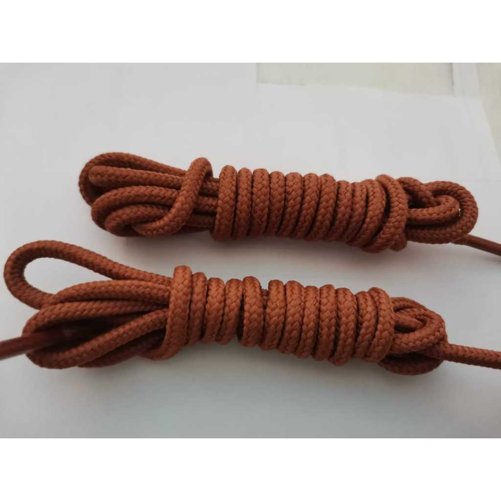 Jual Tali Sepatu bulet warna Coklat sneaker boots boot dinas 120 cm ...
