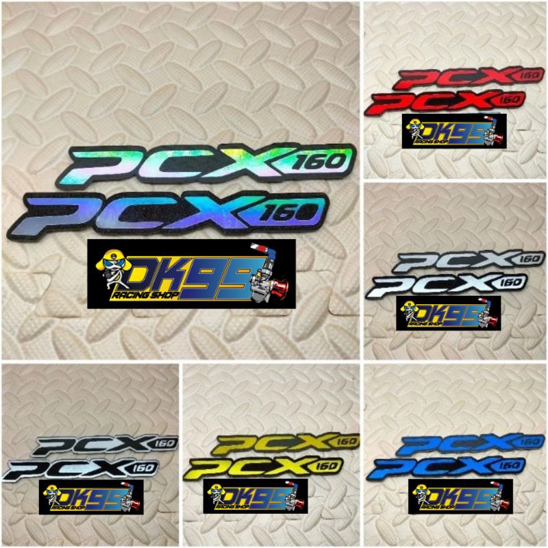 Jual Emblem honda Pcx 160 logo 3D emblem timbul Pcx 160 akrilik acrylic ...