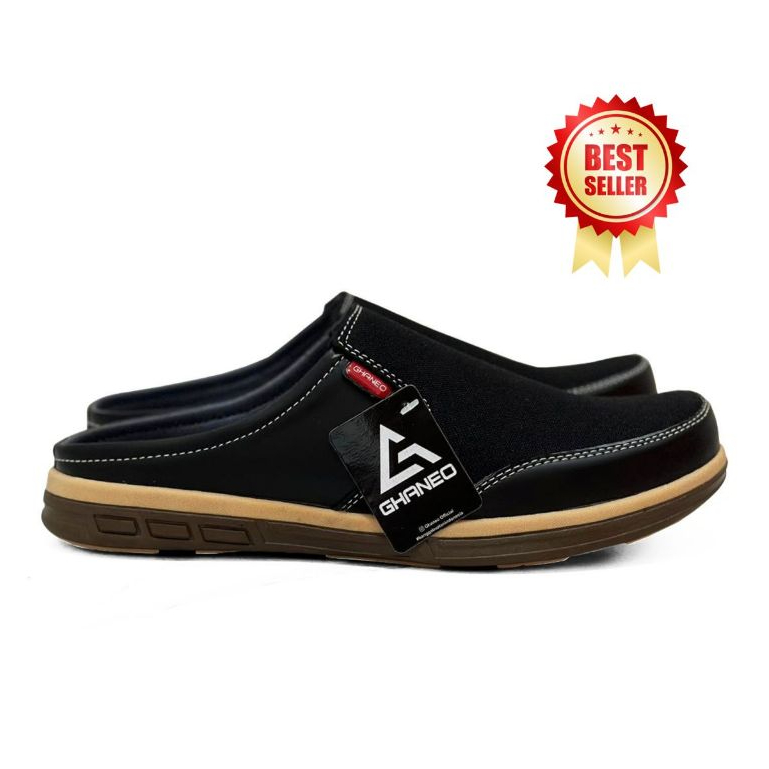 Jual Sepatu Slop Bustong Pria Slip On Casual Kulit Kerja | Shopee Indonesia