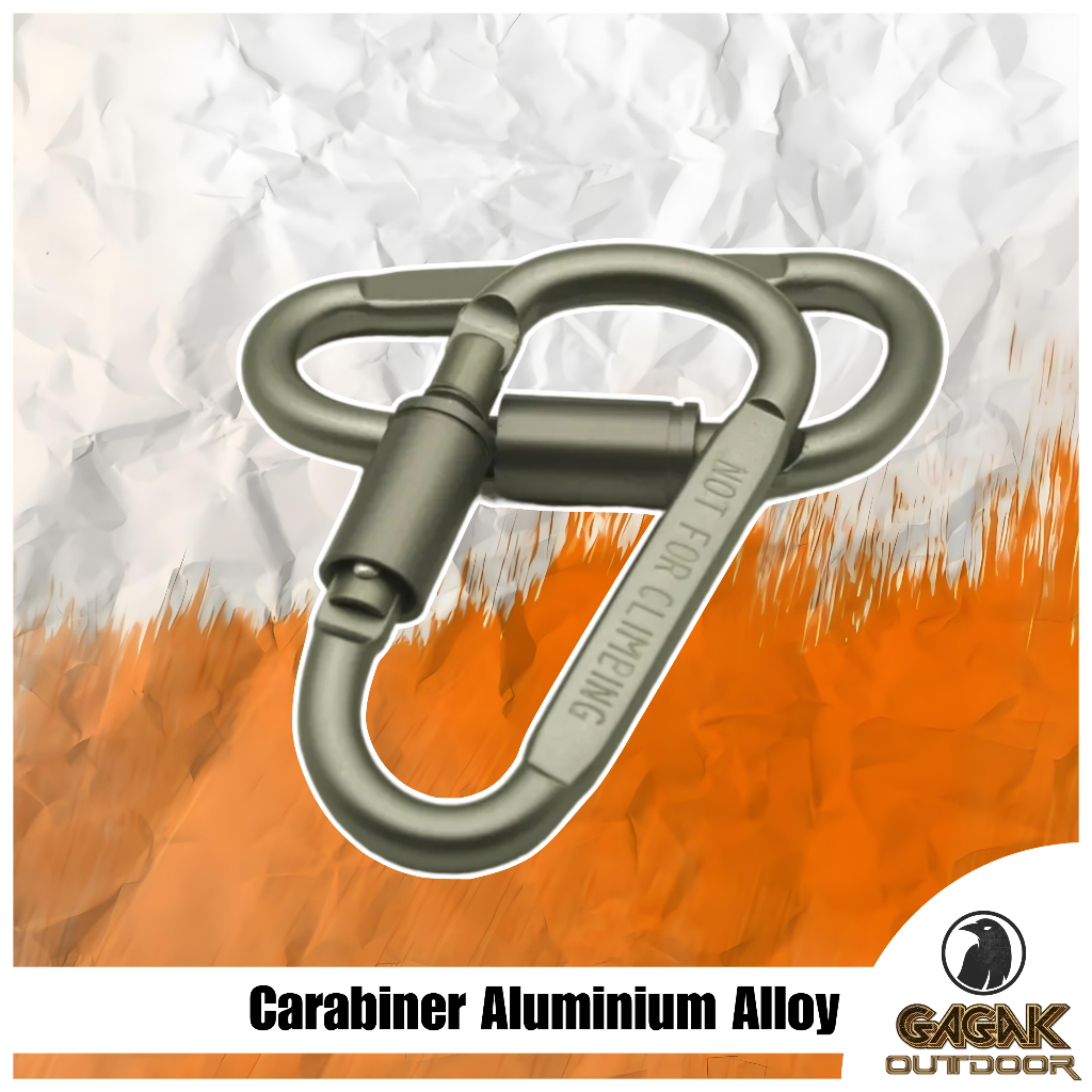 Jual Quickdraw Carabiner Gantungan Tas Aluminium camping hikking ...