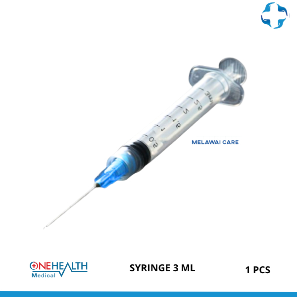 Jual Cod Syringe 3 cc Onehealth Luer Tip Jarum Suntik Spuit Disposable ...