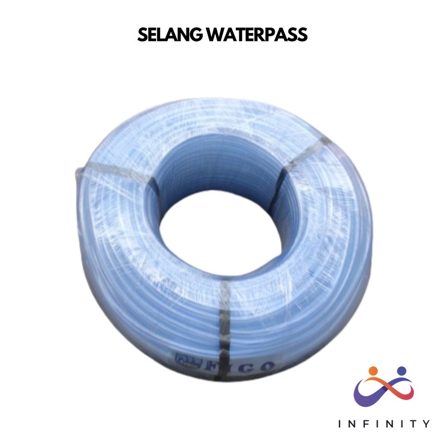 Jual 10 Meter Selang Waterpass Figo Tipis 1/4" Inch Per 10M Selang Tukang Selang Timbang Selang ...