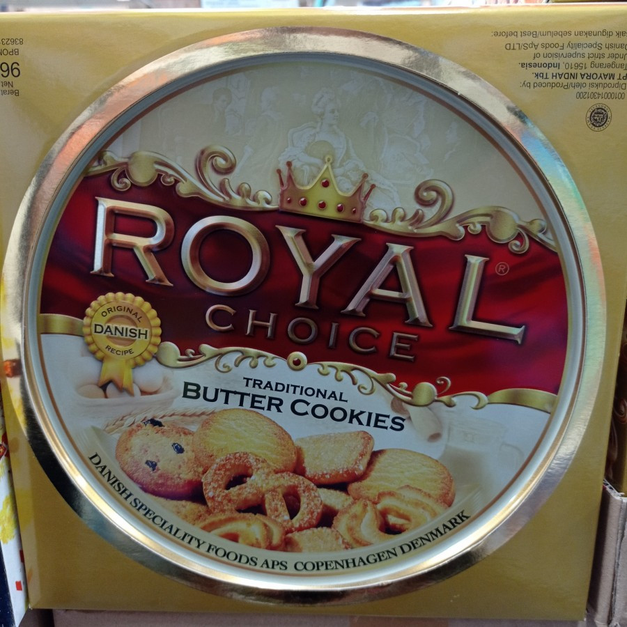 Jual ROYAL CHOICE BUTTER COOKIES 960GR - BISKUIT KALENG LEBARAN ...