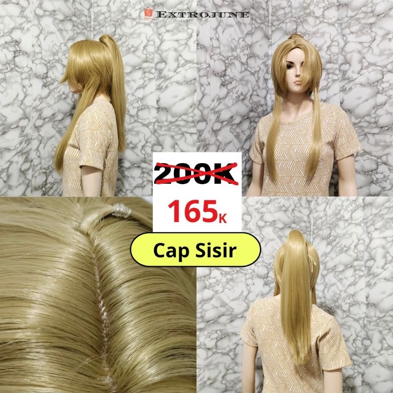 Jual [READY] WIG HSR HONKAI STAR RAIL CAP SISIR WITH FAKE SCALP BARU ...