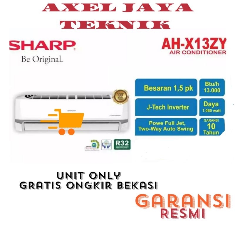 Jual AC SHARP AH-X13 ZY 1.5 PK R32 INVERTER LOW UNIT ONLY | Shopee ...