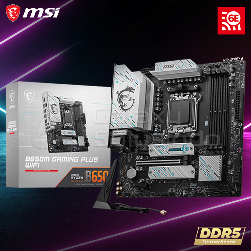 Jual MSI B650M GAMING PLUS WIFI - AMD AM5 B650 DDR5 Motherboard ...