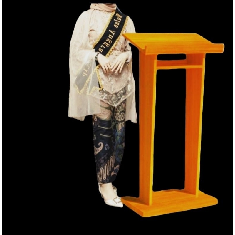 Jual meja mimbar minimalis .meja podium | Shopee Indonesia