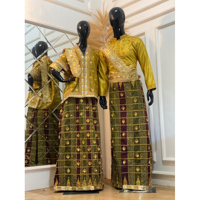 Jual BAJU PENGANTIN ADAT BUGIS/MAKASSAR MODERN HARGA FULLSET WARNA ...