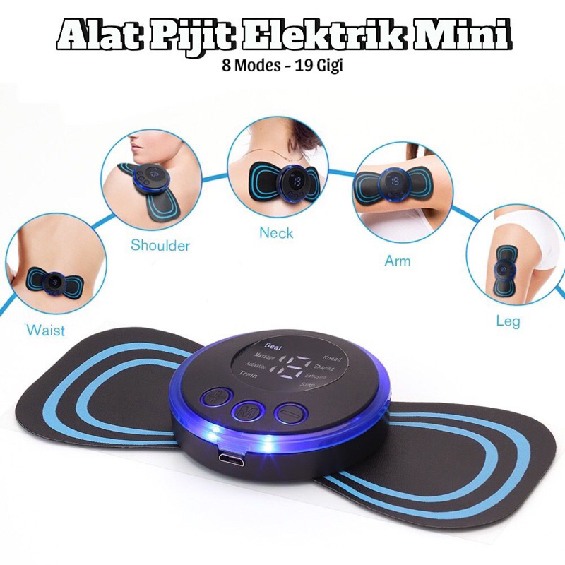 Jual Alat Pijat Leher Mini Portable EMS / Mini Portable Neck Massager ...