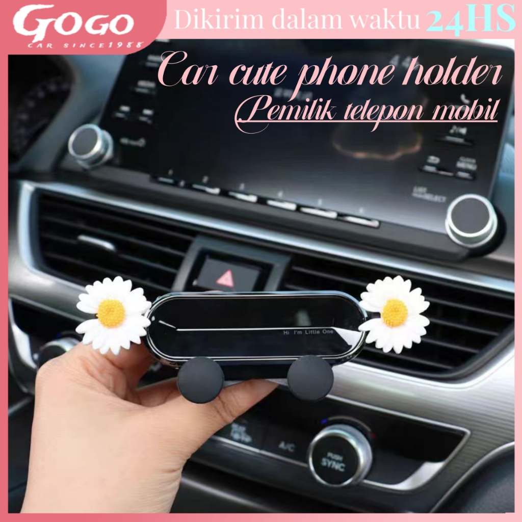 Jual Holder Handphone / Navigasi Model Snap on Motif Bunga Daisy Untuk ...